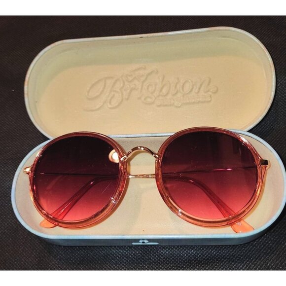 Brighton | Accessories | Brighton Round Sunglasses With Ornate Hard ...